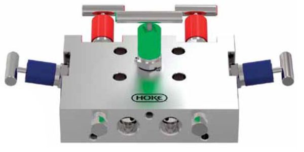 Direct Mount 5-Valves Manifolds (Enclosure), Model-HM8592 - AF System